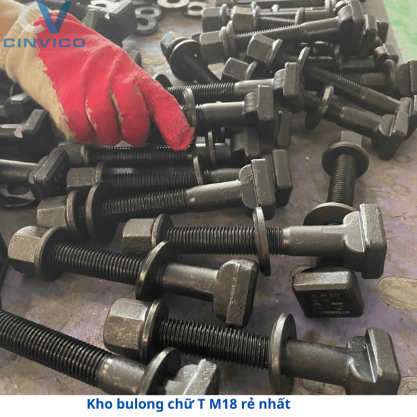 Bulong chữ T M18 ( T Slot Bolts M18) - Cinvico